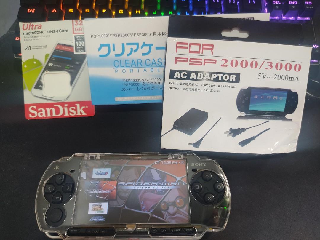 ORIGINAL SONY PSP PLAYSTATION PSP 1000 PSP 2000 PSP 3000 FULL OF GAMES ...
