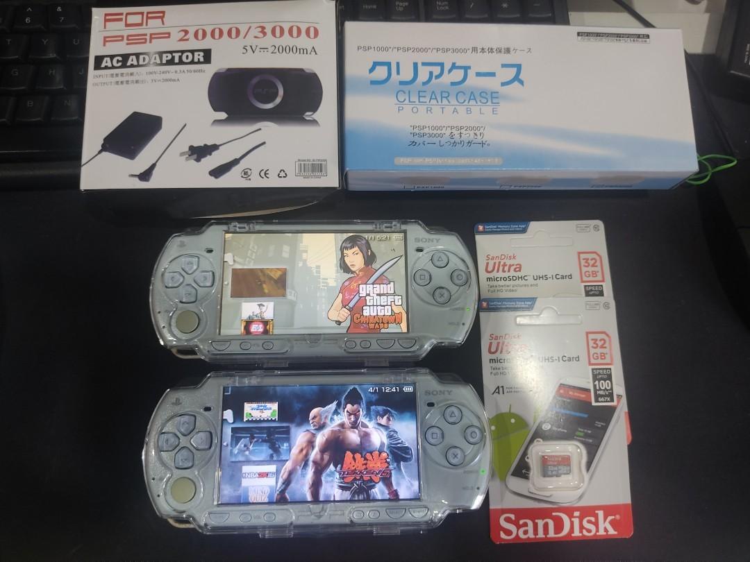 ORIGINAL SONY PSP PLAYSTATION PSP 1000 PSP 2000 PSP 3000 FULL OF GAMES ...