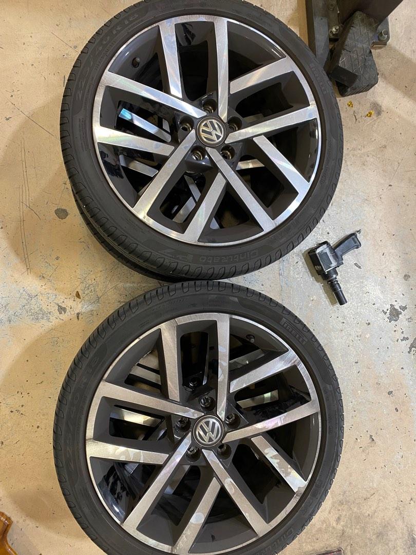 Original VW Highline 18 inch for sale, Car Accessories, Tyres & Rims on ...