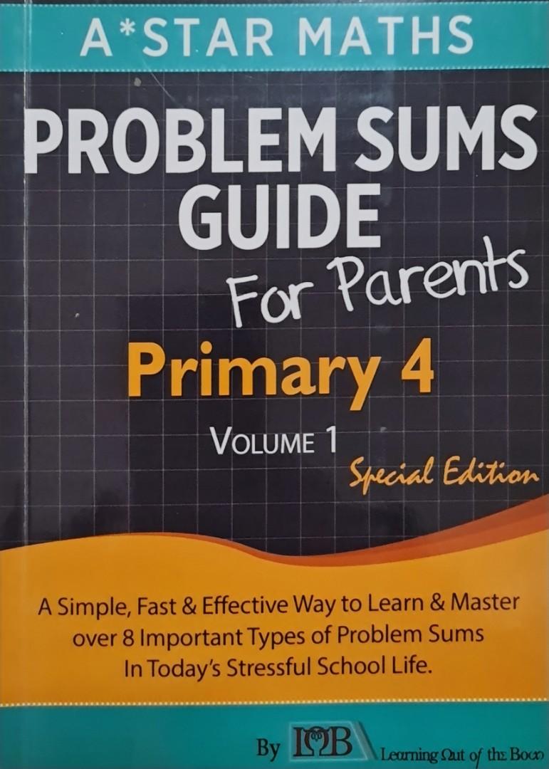 P4 Maths Problem Sums Guide, Hobbies & Toys, Books & Magazines ...