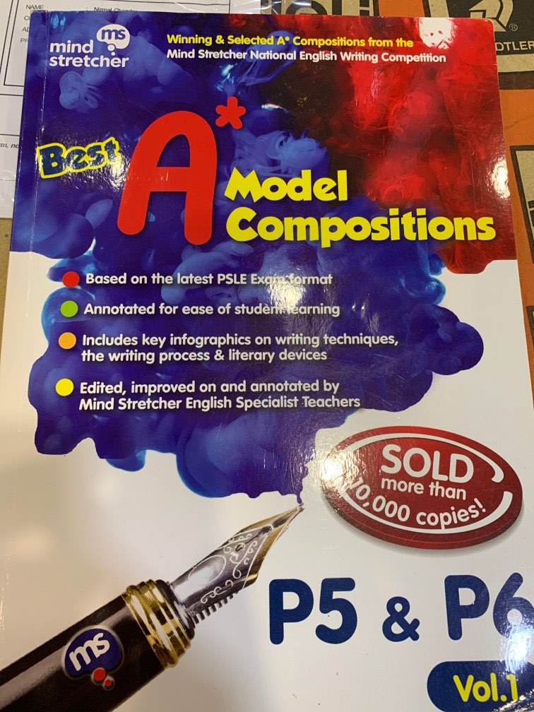 P5 & P6, PSLE English Model Composition book, Hobbies & Toys, Books ...