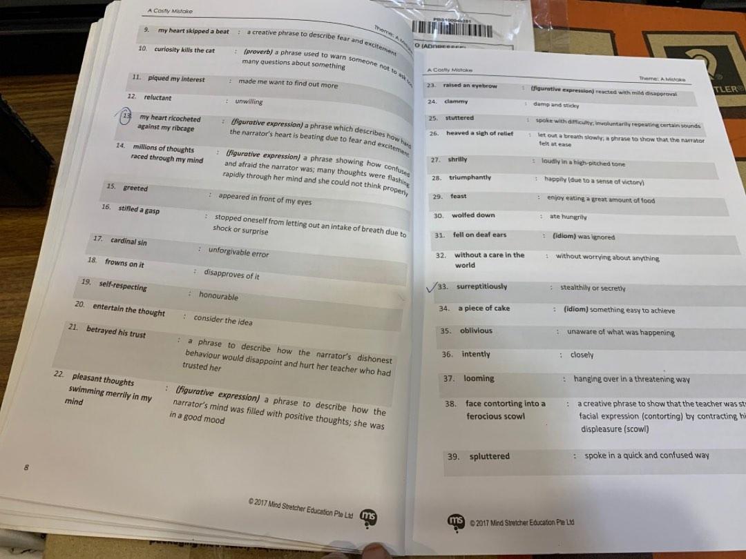 P5 & P6, PSLE English Model Composition book, Hobbies & Toys, Books ...