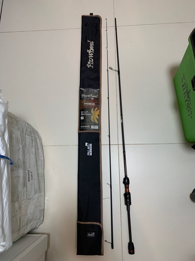 PALMS Pinwheel Ajing Custom - PTASS-69 Spinning Rod, Sports Equipment ...