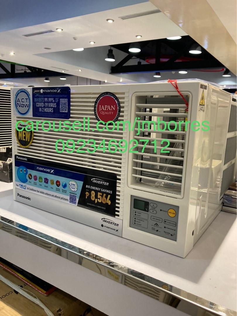panasonic window type aircon nanoe x nanoex inverter 1hp 1.5hp 2hp 2 ...