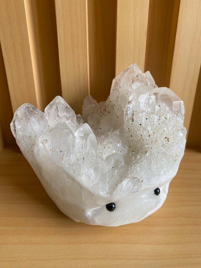 Perfect clean face Clear Quartz hedgie, Women's Fashion, Jewelry ...