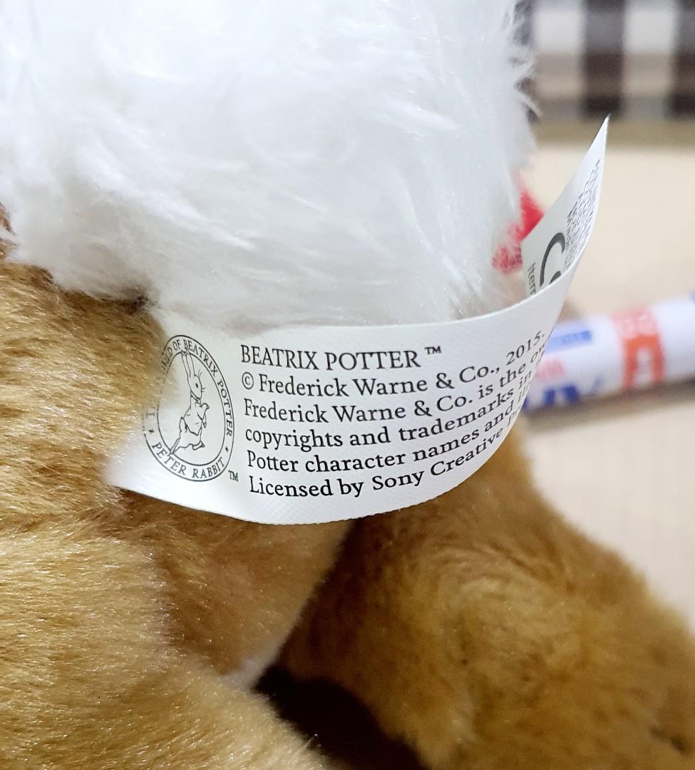 Peter Rabbit Benjamin plush 30cm, Hobbies & Toys, Toys & Games on Carousell