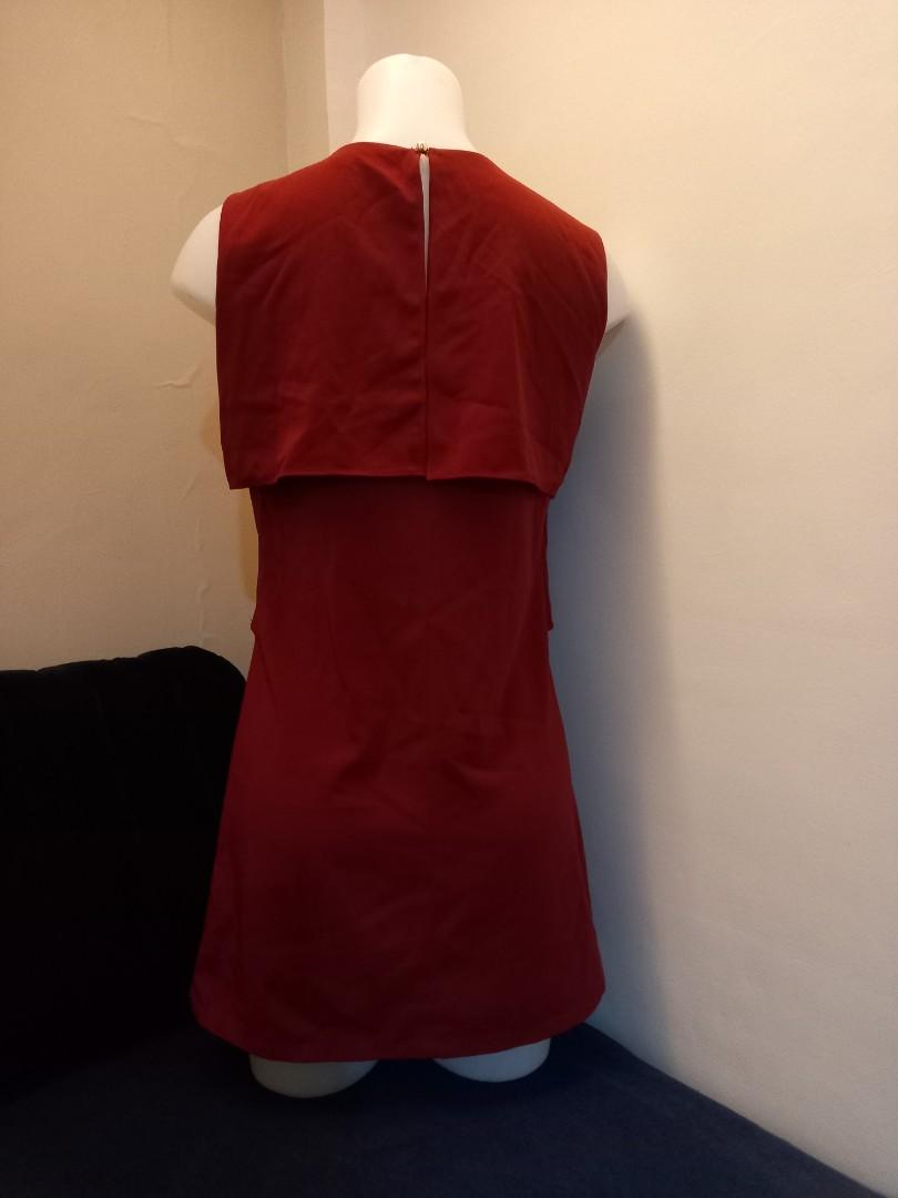 Plain red dress, Women's Fashion, Dresses & Sets, Dresses on Carousell