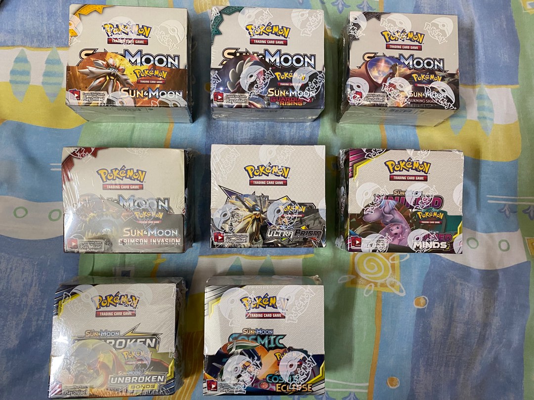 Pokemon sealed booster box Sun and Moon series, Hobbies & Toys, Toys ...