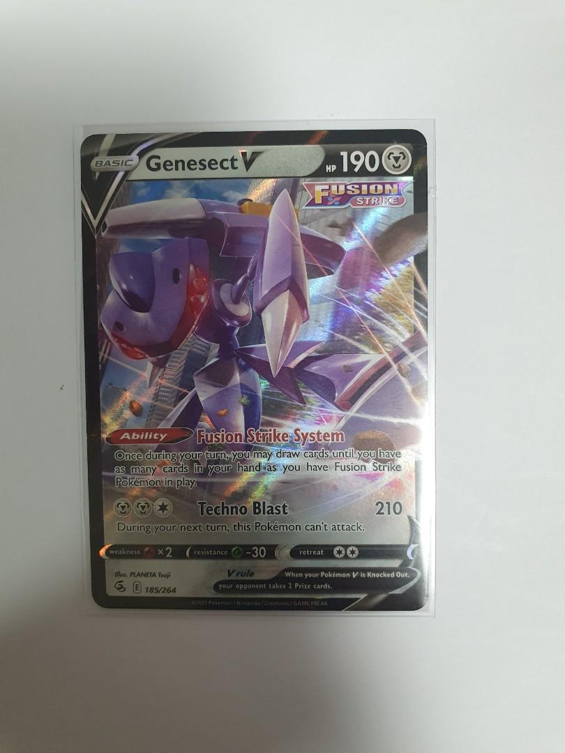 Pokemon TCG - Genesect V, Hobbies & Toys, Toys & Games on Carousell