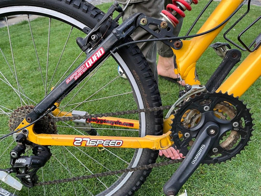 Polygon Nemesis XC Racelite full suspension cross country mountain bike ...