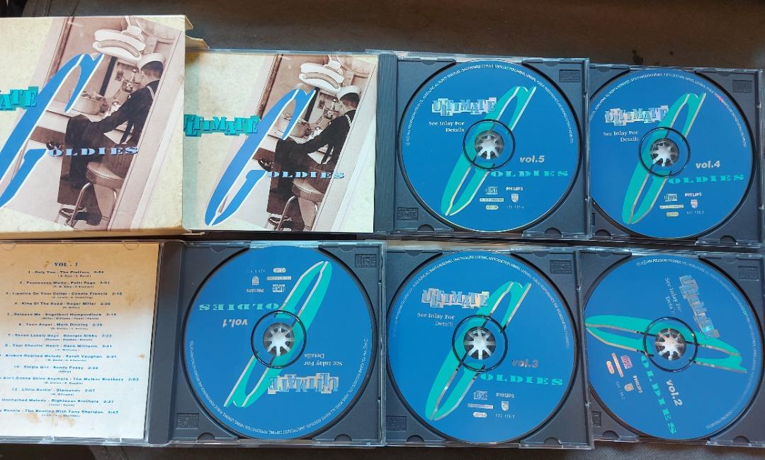 PoLyGram．ULTiMATE OLDiES 原唱 精選 五 CD box set (94年 舊版, 連紙套) dusty ...