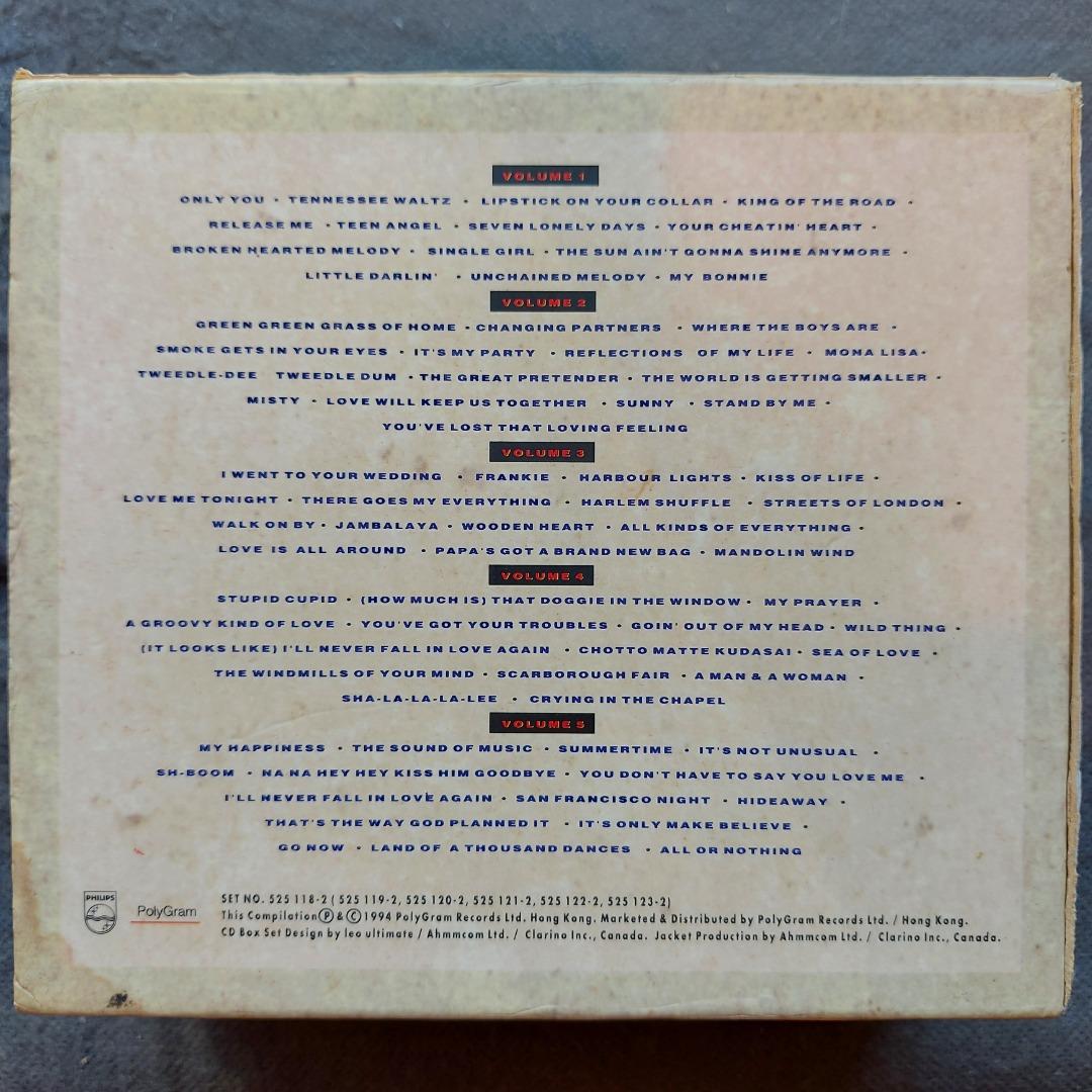 PoLyGram．ULTiMATE OLDiES 原唱 精選 五 CD box set (94年 舊版, 連紙套) dusty ...