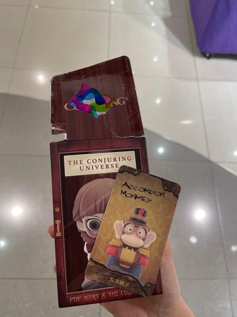 POP mart the conjuring universe 發條猴子accordion monkey, 興趣及遊戲, 玩具 & 遊戲類 ...