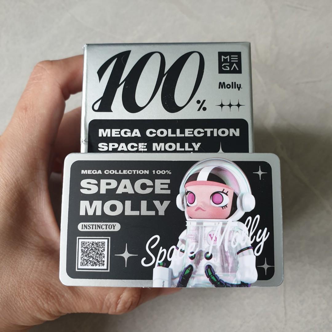 Popmart Mega Collection Space Molly Instinctoy 100% blind box figure ...
