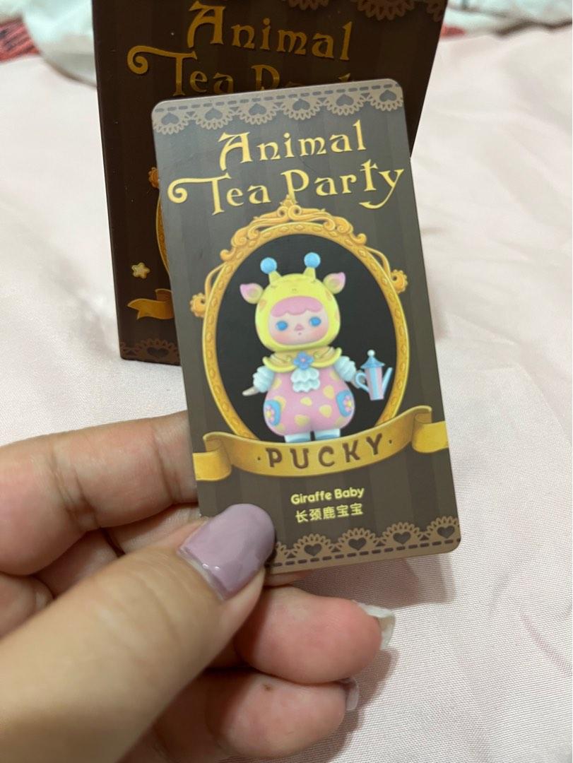 Popmart pucky animal tea party giraffe, Hobbies & Toys, Toys & Games on ...