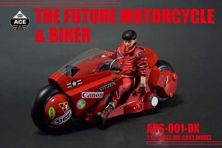 Pre Order Ace Toys 1/15 Akira - Kaneda & Bike, Hobbies & Toys, Toys & Games on Carousell