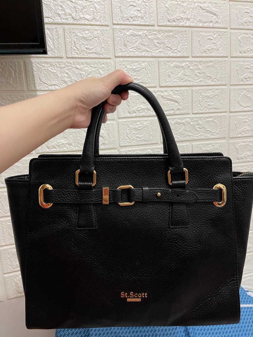 Preloved St Scott office bag, Luxury, Bags & Wallets on Carousell
