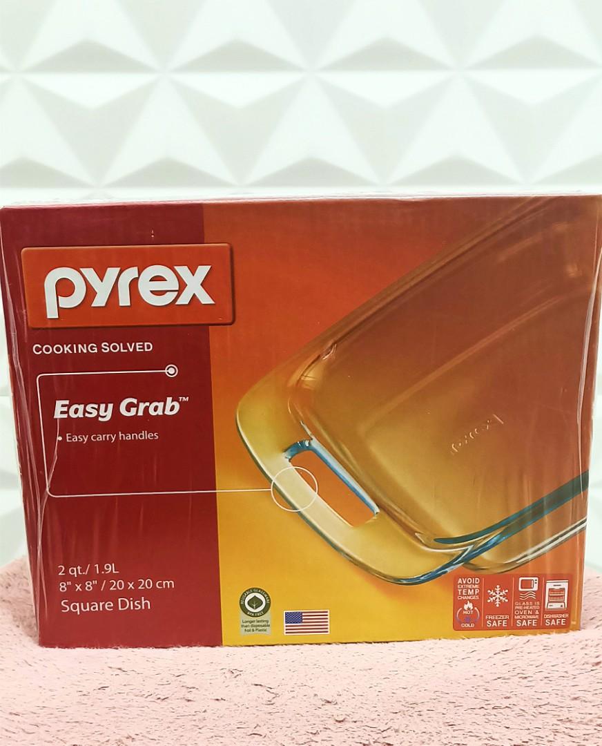 Pyrex Square Dish 20x20cm, Furniture & Home Living, Kitchenware ...