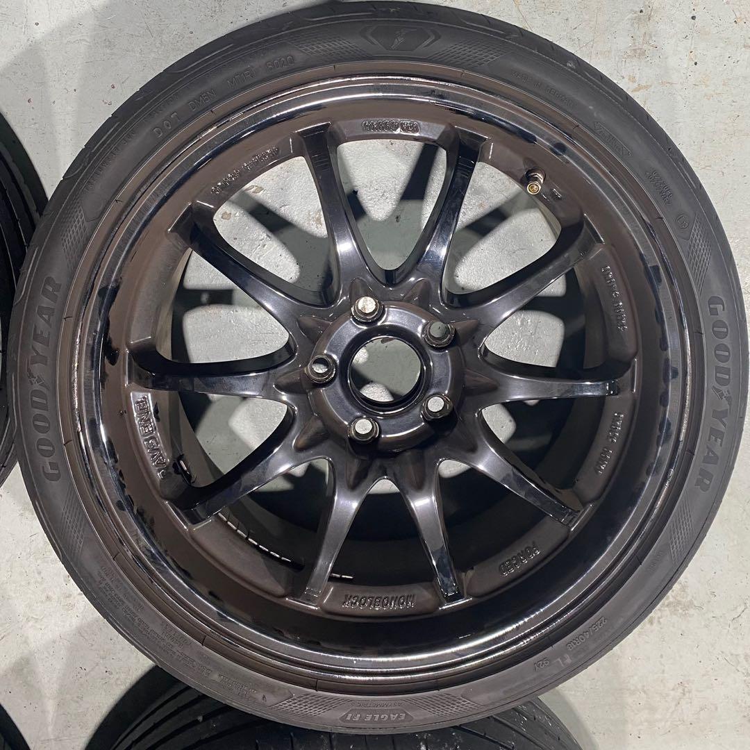 Rep CE28 18inch Rims with tyres, Car Accessories, Tyres & Rims on Carousell