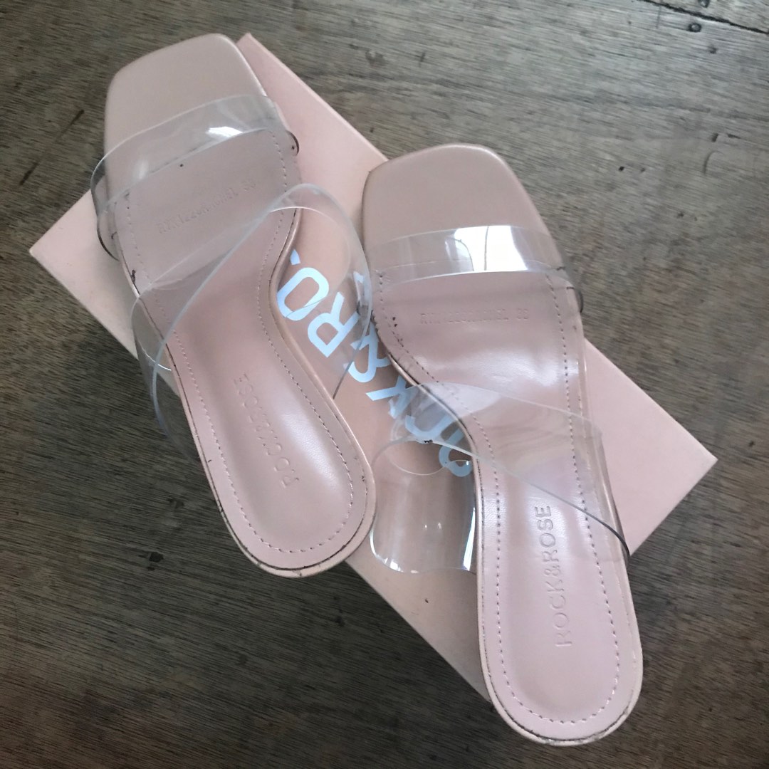 Rock & Rose - Rachel Peach/Pink Heels, Women's Fashion, Footwear, Heels ...