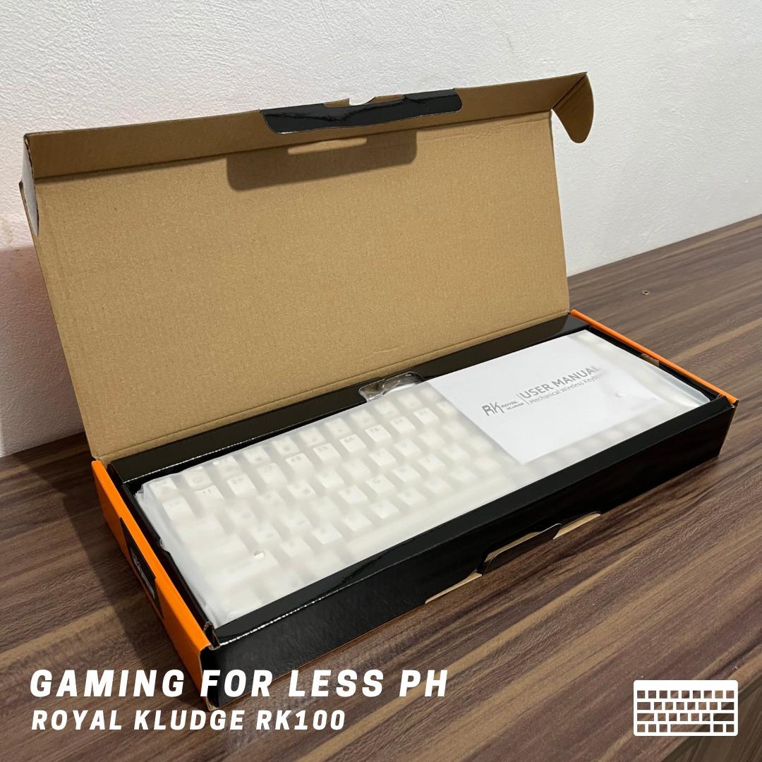 Royal Kludge RK100 Wireless Mechanical RGB Gaming Keyboard Blue ...