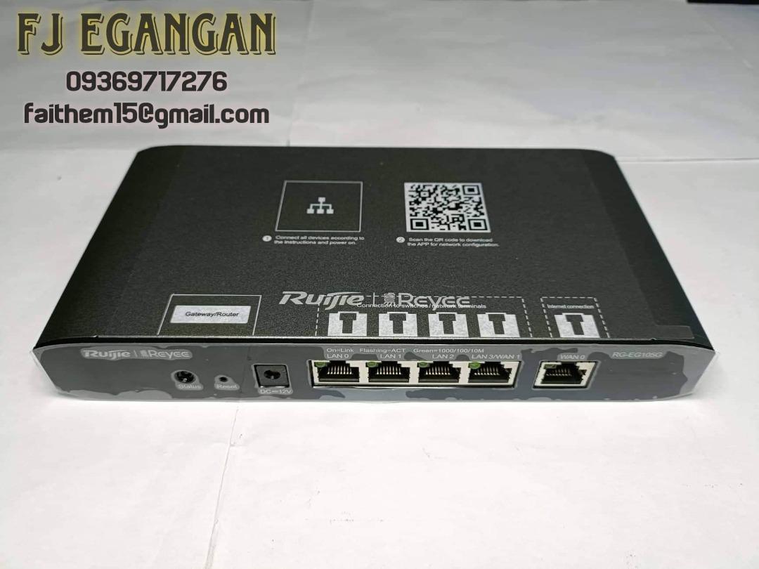 RUIJIE / REYEE RG-EG105G 5-Port Gigabit Cloud Managed Router, Computers ...