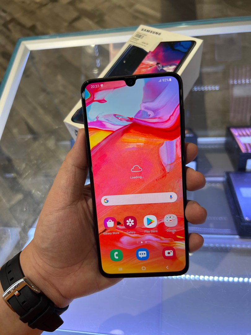 SAMSUNG A70 128GB BLACK #3024641, Mobile Phones & Gadgets, Mobile ...