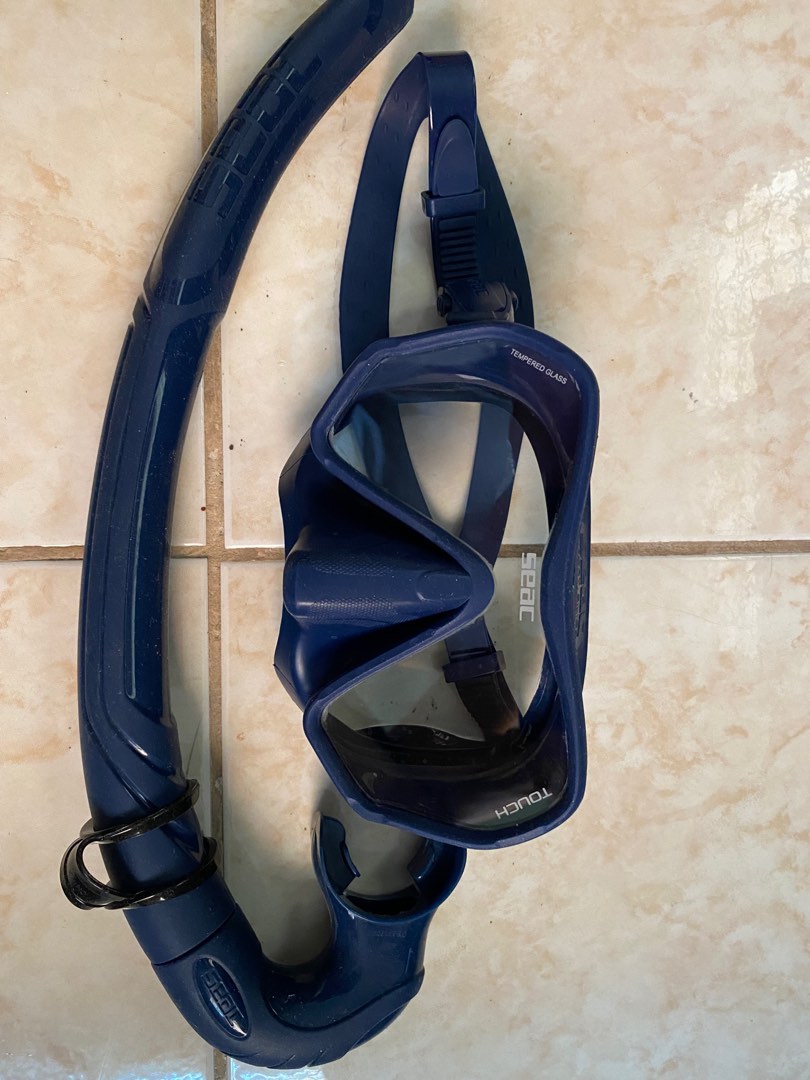 SEAC mask and snorkle, Sports Equipment, Sports & Games, Water Sports ...
