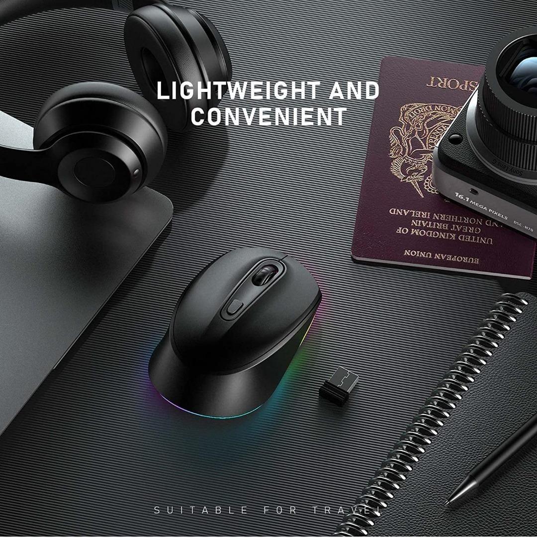 seenda Bluetooth Mouse, Ultra Silent Rechargeable Light Up Wireless ... seenda Bluetooth Mouse, Ultra Silent Rechargeable Light Up Wireless ...