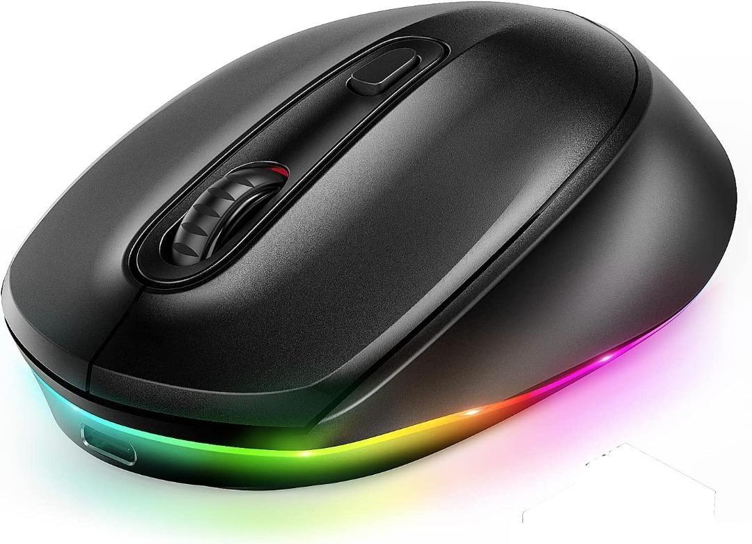 seenda Bluetooth Mouse, Ultra Silent Rechargeable Light Up Wireless ... seenda Bluetooth Mouse, Ultra Silent Rechargeable Light Up Wireless ...