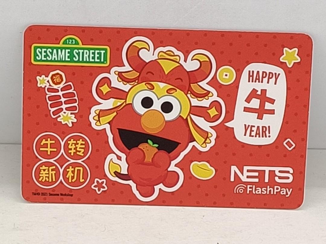 Sesame Street Elmo Nets Flashpay Card, Hobbies & Toys, Travel, Travel Essentials & Accessories ...
