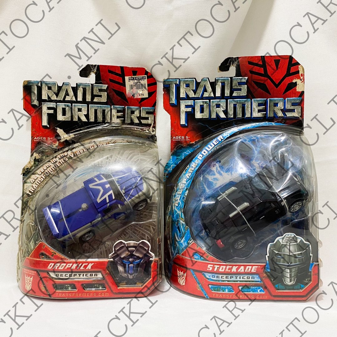 SET of 2 Decepticon Stockade & Dropkick Transformers, Hobbies & Toys ...