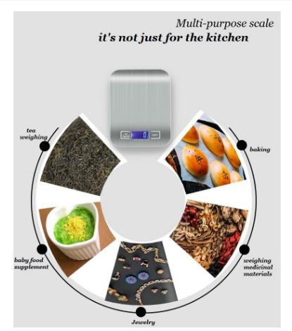 [SG Stock] Multi-purpose weighing scale High precision sensor multi ...