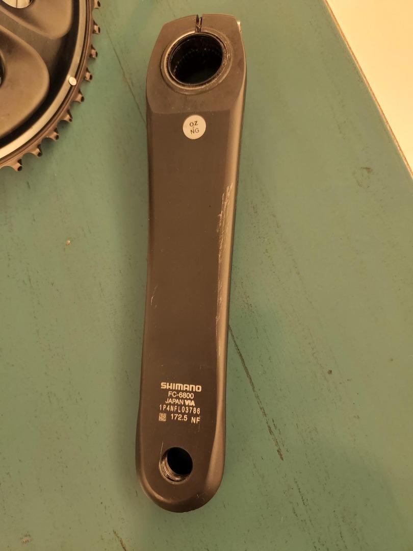 Shimano Ultegra R6800 Crankset 50-34 (172.5), Sports Equipment ...