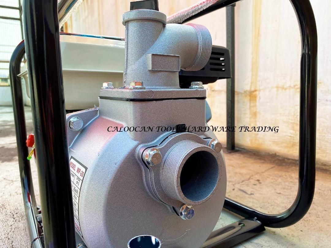 SHINMAX Industrial 6.5HP 2"x2" Gasoline Engine Water Pump Set (WP20-168F), Commercial ...