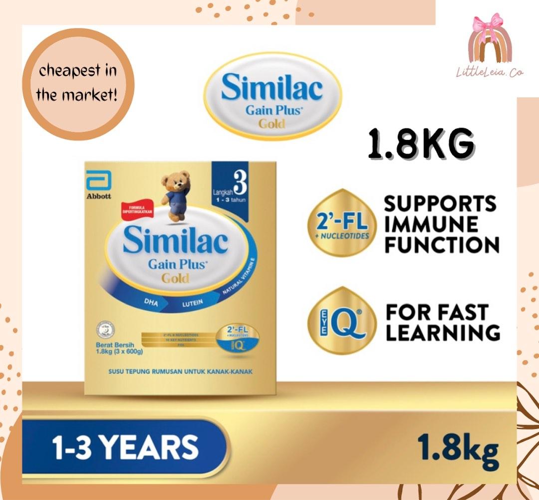 Similac stage 3 // 1.8KG or 3 KG refill, Babies & Kids, Nursing & Feeding, Weaning & Toddler ...