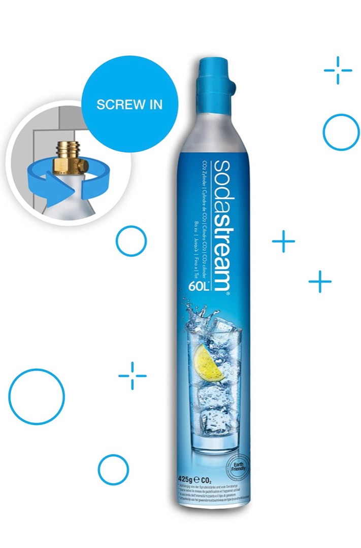 SodaStream Cylinder 60L, Food & Drinks, Beverages on Carousell