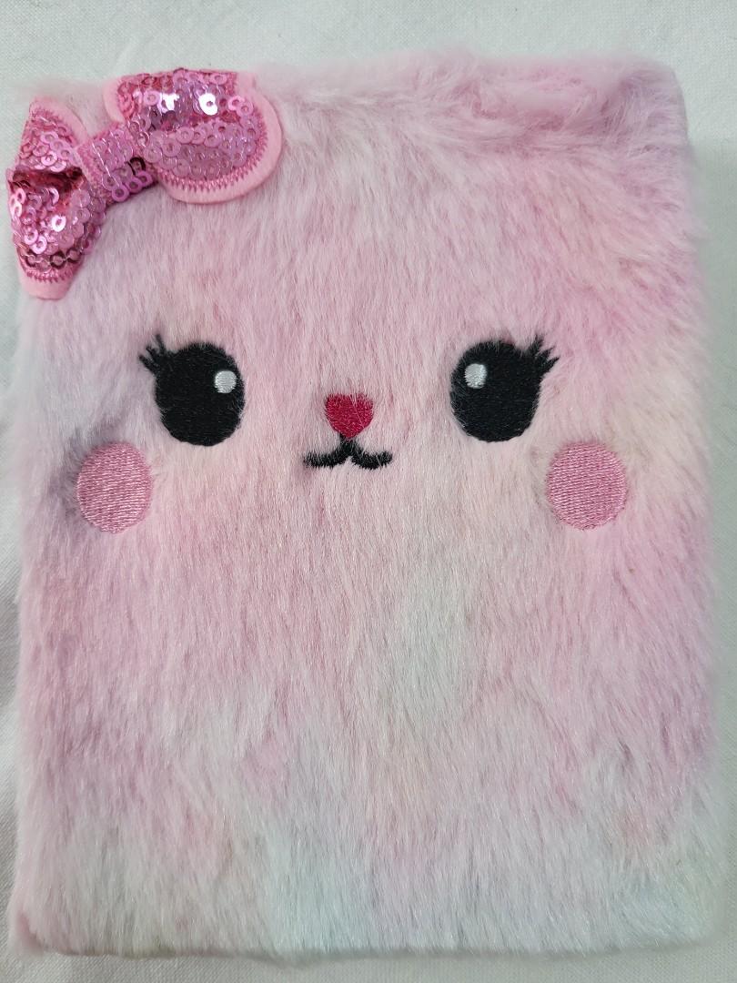 Soft plushy furry notebook journal diary, Hobbies & Toys, Stationery ...