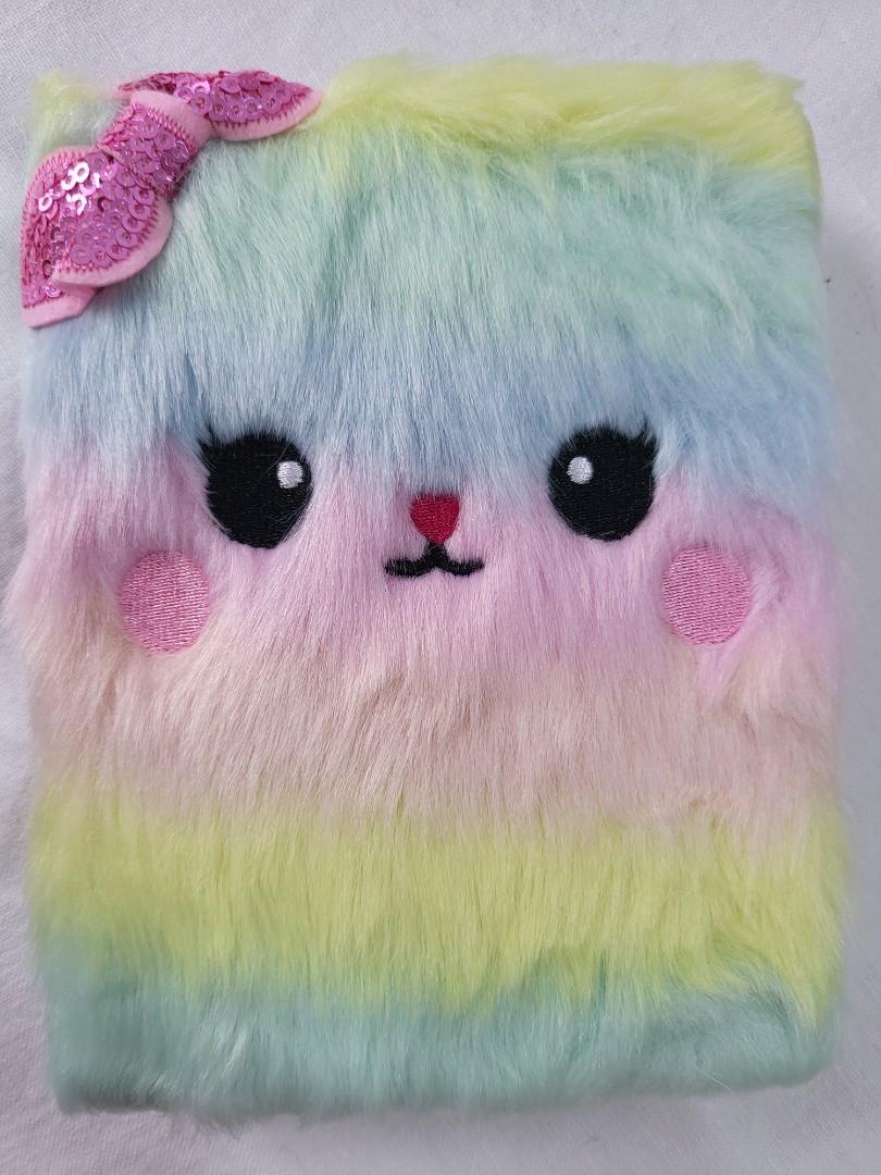 Soft plushy furry notebook journal diary, Hobbies & Toys, Stationery ...