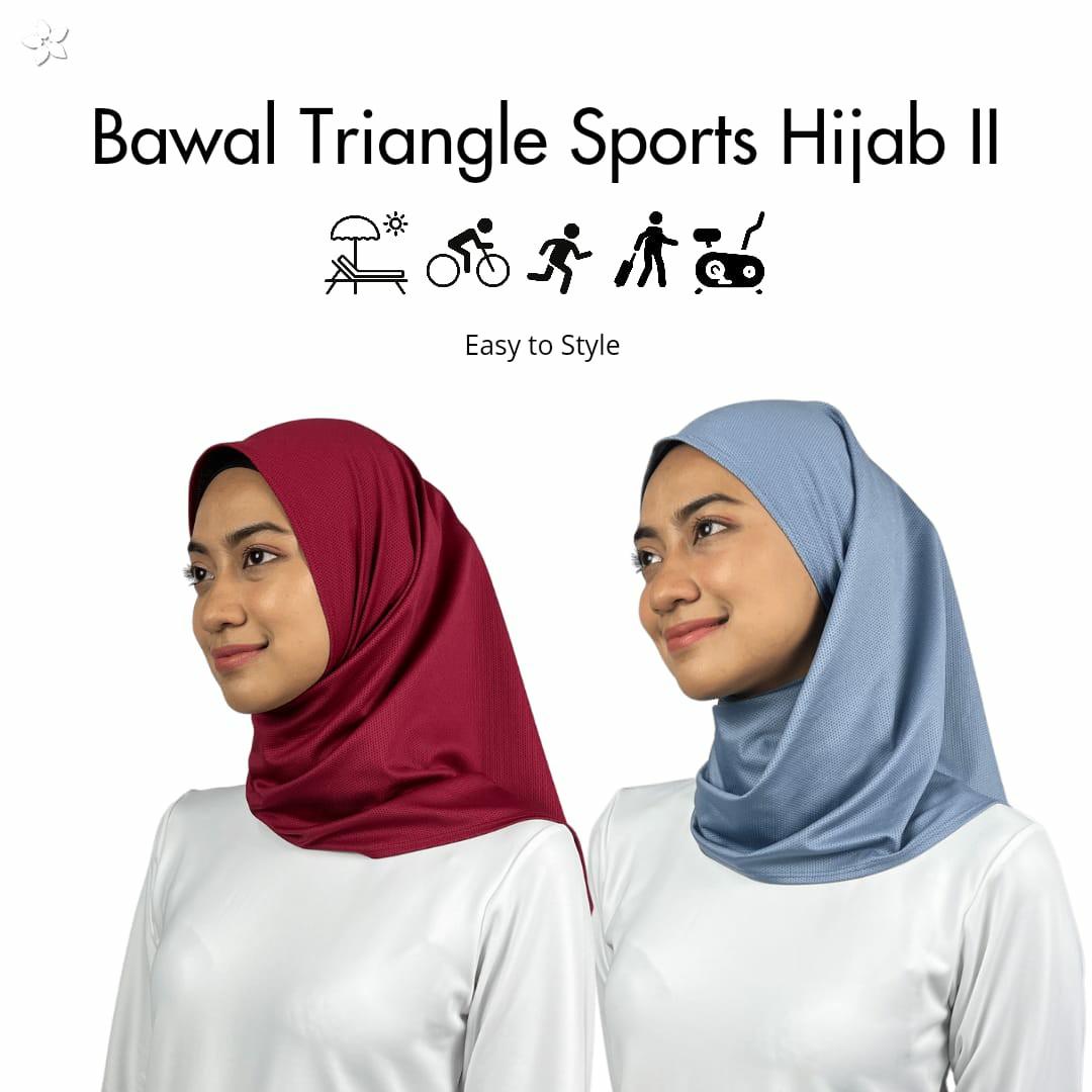 Sports Hijab Triangle, Women's Fashion, Muslimah Fashion, Hijabs on ...