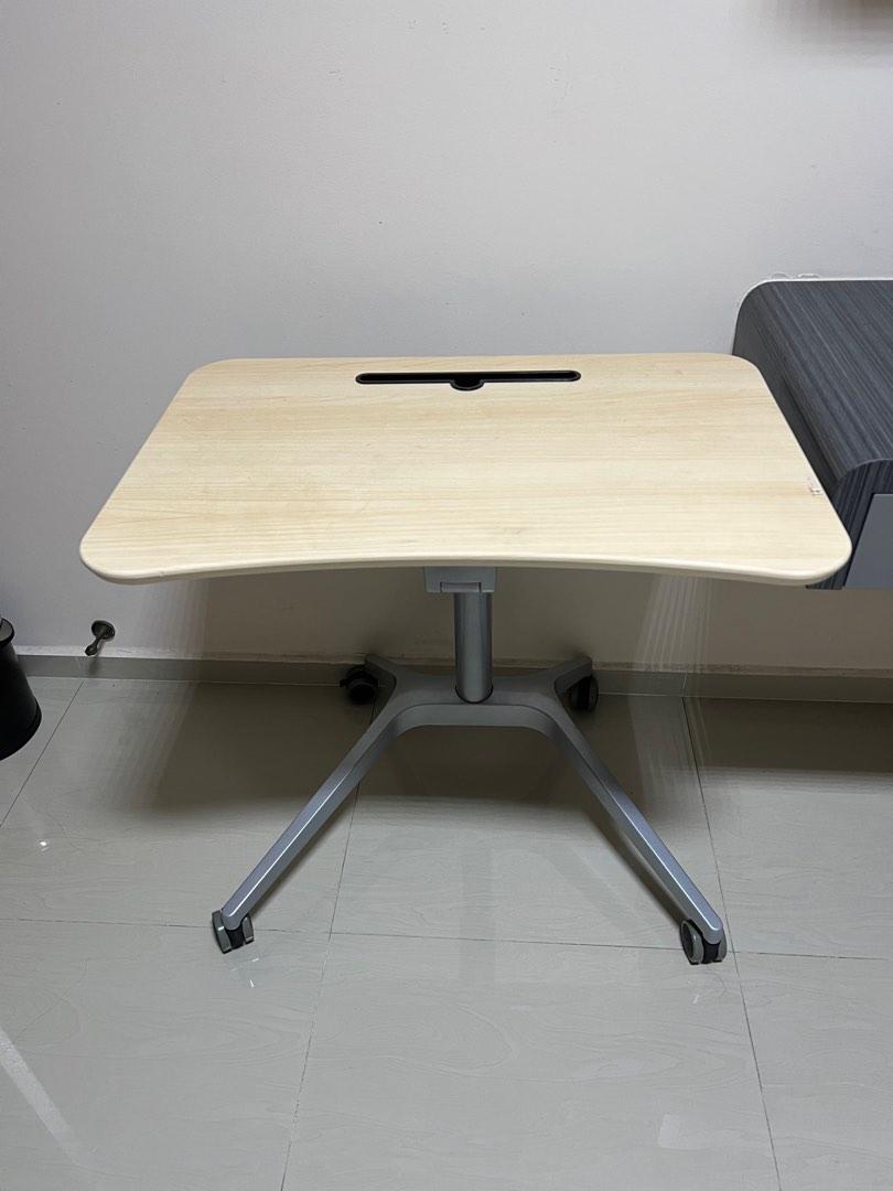 Standing desk height adjustable hydraulic computer work desk, Furniture ...