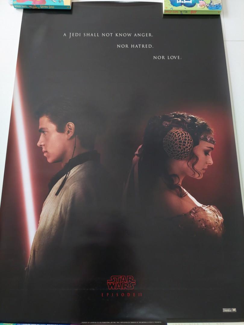 Star Wars Episode II Movie Posters, Hobbies & Toys, Memorabilia ...