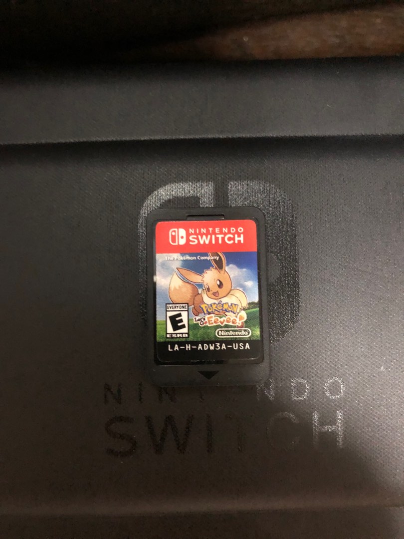 Switch game: Pokemon Let’s go Eevee, Video Gaming, Video Games ...