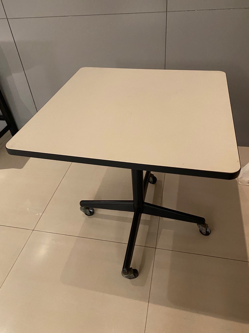 Table on wheels, Furniture & Home Living, Furniture, Tables & Sets on ...