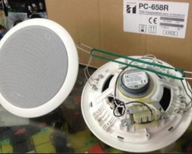 TOA Ceiling Speaker PC-658R 6W 70/100V, Audio, Portable Audio Accessories on Carousell