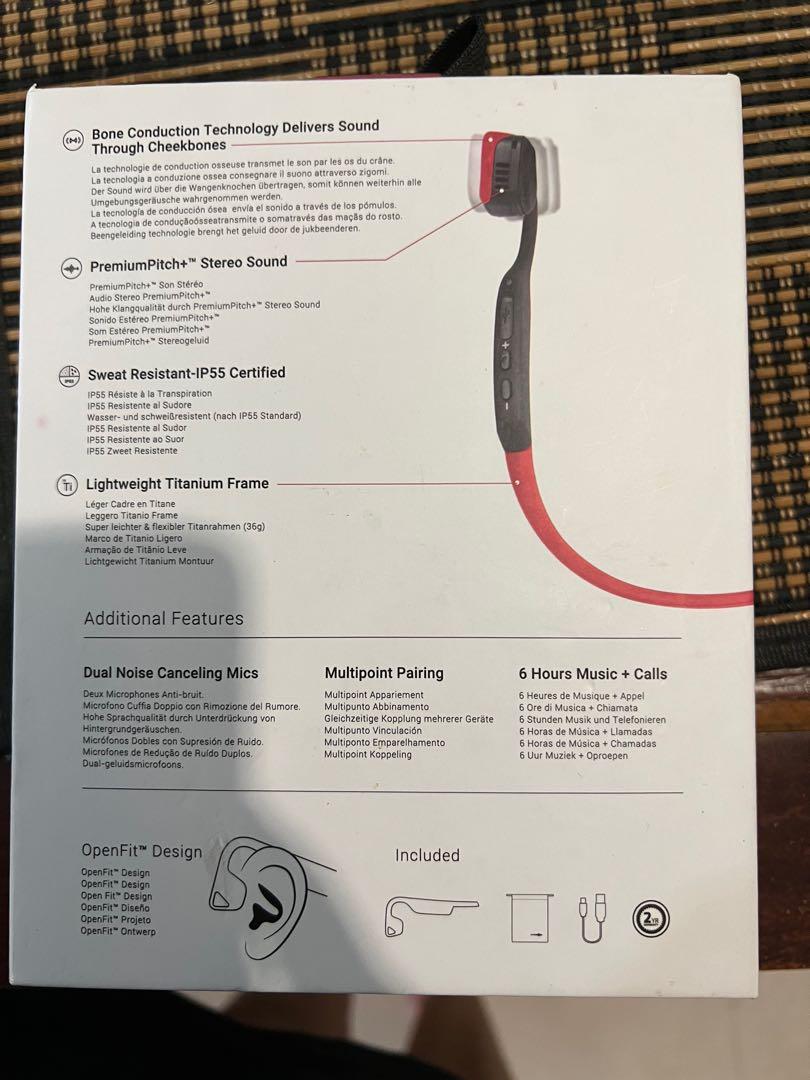 Trekz Titanium Wireless Bone Conduction Headphones, Audio, Headphones ...