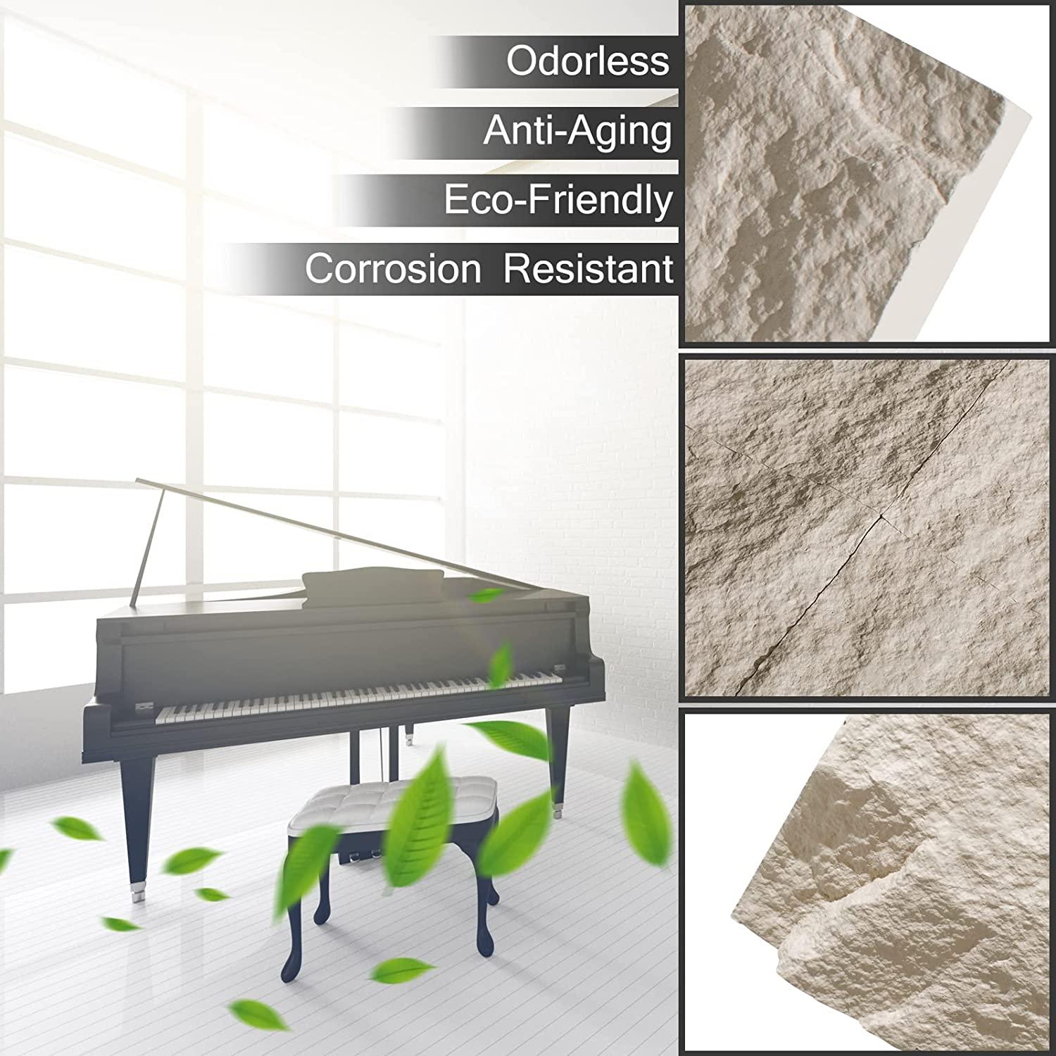 TroyStudio Acoustic Sound Diffuser Panels - 11.7 X 11.7 X 1.8 Inches ...