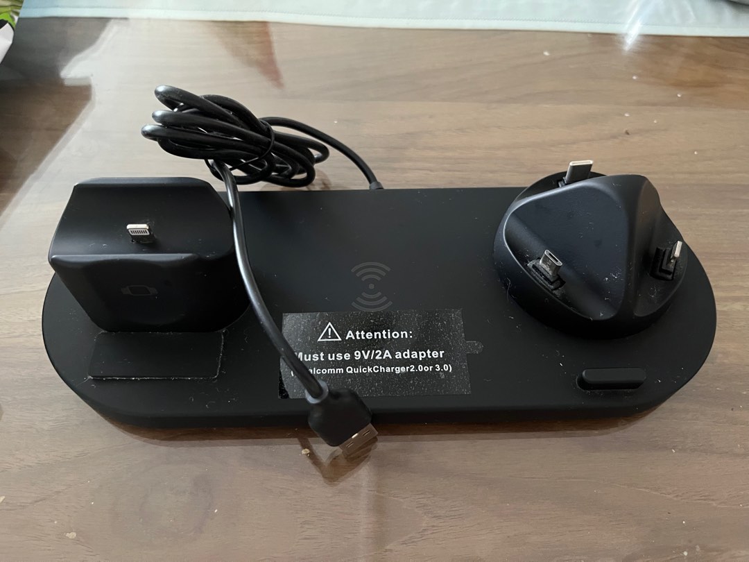 USB-C + USB-B Micro + Thunderbolt + Wireless Charging Dock, Computers ...