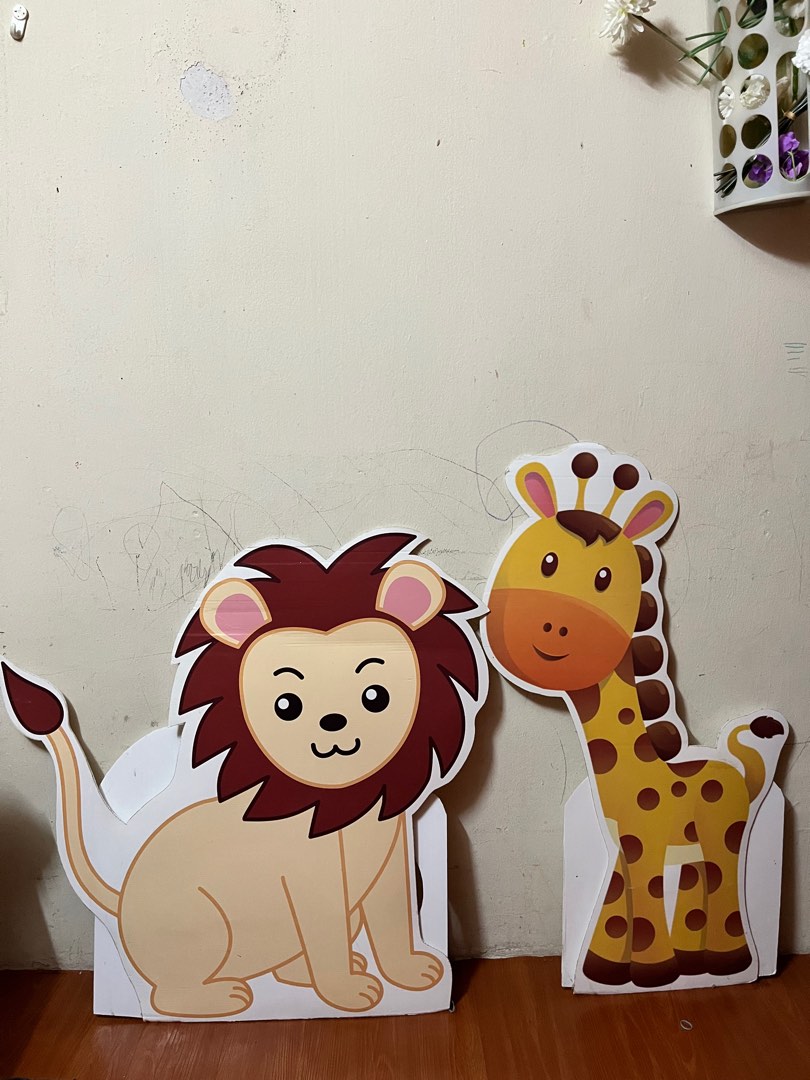 [USED] Standee Props Birthday Animal, Hobbies & Toys, Stationery ...