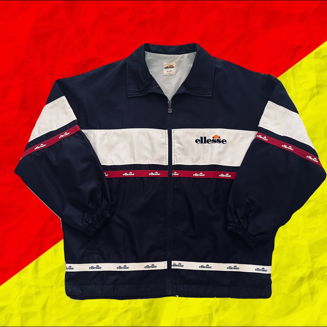Vintage Ellesse Windbreaker Jacket, Men's Fashion, Coats, Jackets and ...